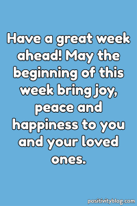 101 New Week Blessings to Give You a Great and Positive Start